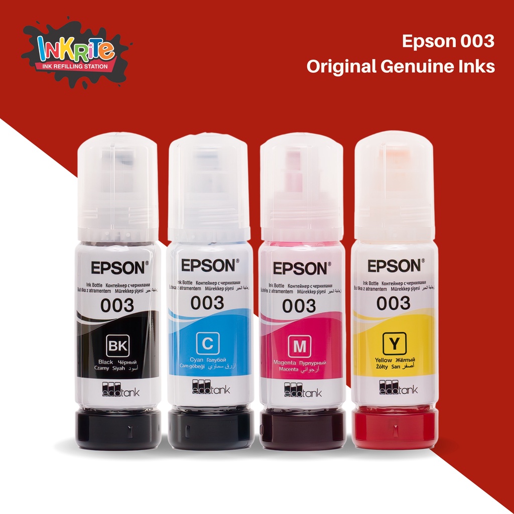 Original Genuine Epson 003 Ink | Shopee Philippines