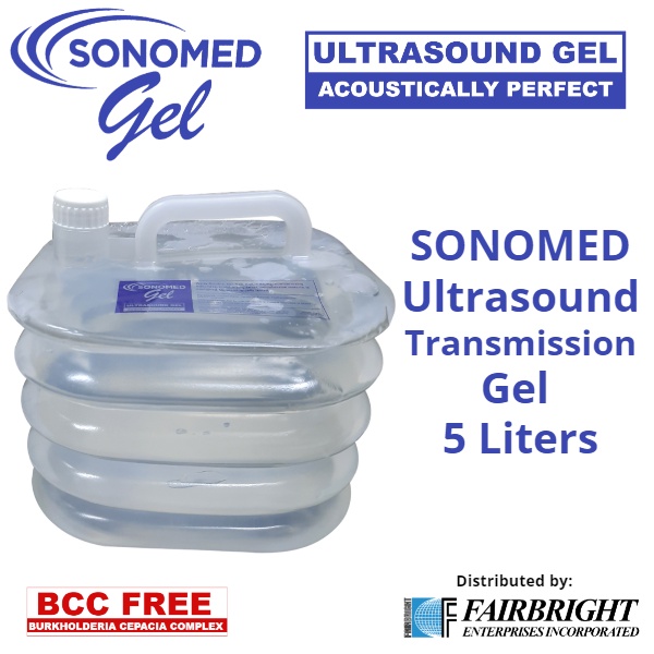 SONOMED Ultrasound Transmission Gel 5 Liters | Shopee Philippines