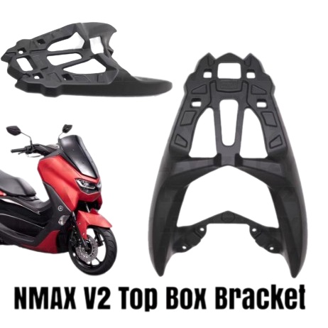 NMAX V2 TOP BOX BRACKET matte black . | Shopee Philippines