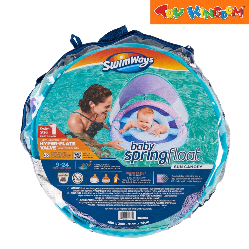 SwimWays Mermaid Baby Spring Float with Canopy | Shopee Philippines