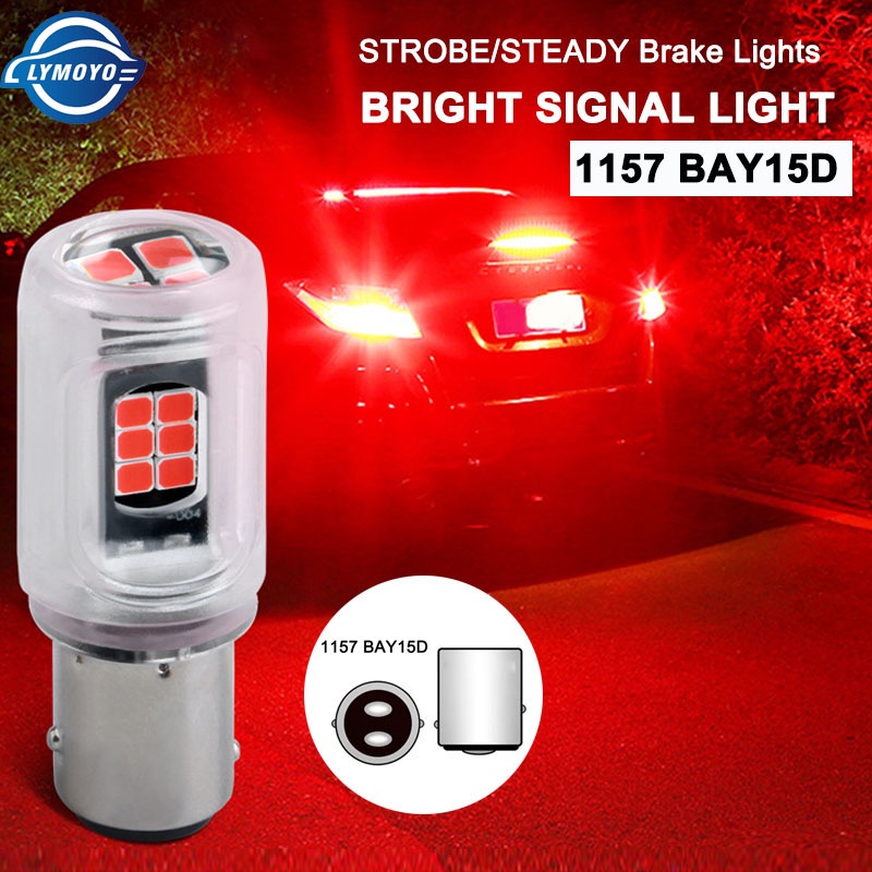 Motorcycle Car 1157 led Brake Light Double Contact Led Bulb P21/5W ...