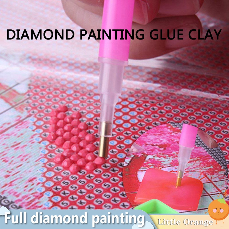 [Little Orange] 10pcs 5D Diamond Painting Glue Clay(2x2cm) | Shopee ...