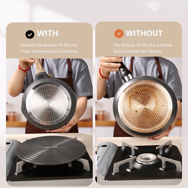 20cm/24cm/28cm Heat Conduction Plate For Gas Stove Anti-scorch Heat ...