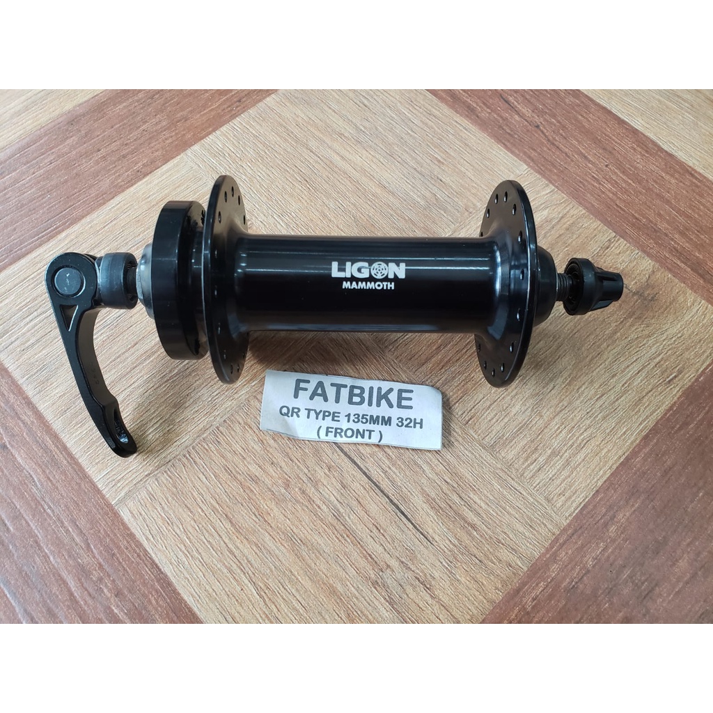 FRONT HUB FATBIKE LIGON MAMMOTH 135MM QUICK RELEASE 32 HOLES DISCBRAKE ...