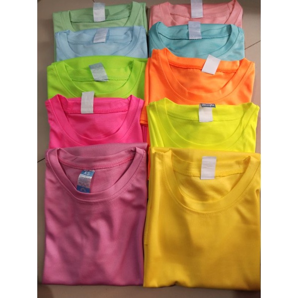 LIGHT Colors Drifit T/S sports material, wicking and atlhetic cloth ...