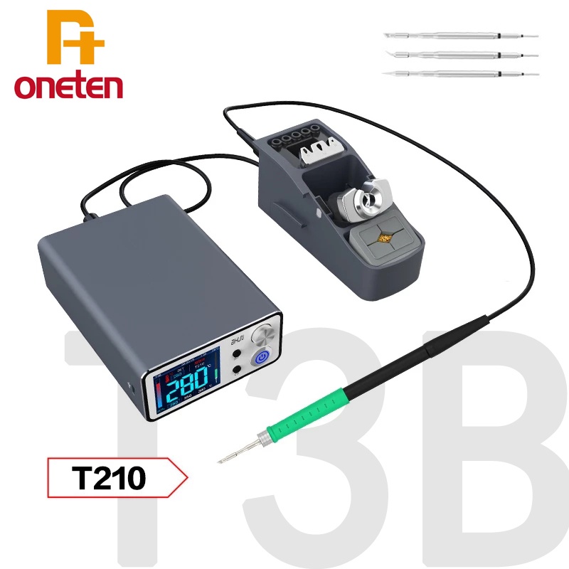 JCID AIXUN T3B intelligent Soldering Station With T210 /T115 Series Handle Welding Iron Tips For ...