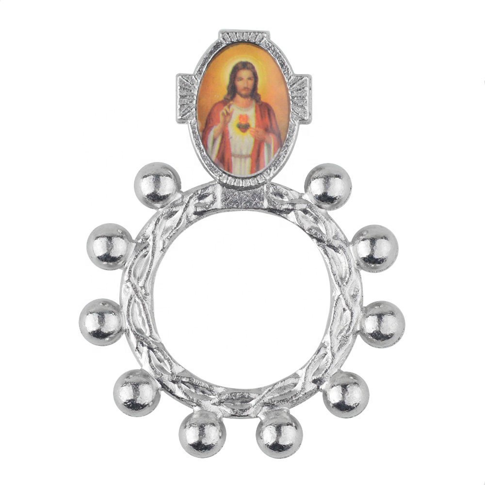 Catholic Saints Finger Rosary Inner Diameter 19mm Cross Religious ...