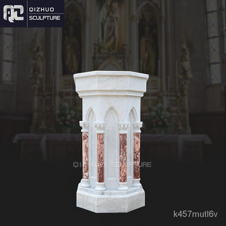 Customized Simple Style Natural Mixed Color Stone Religious Catholic ...