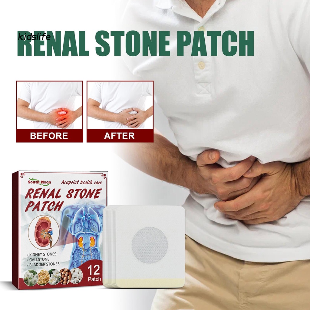 Kidslife- 12Pcs/Box Effective Kidney Sticker for External Use ...