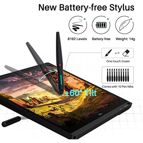 GAOMON PD2200 21.5 inch Graphic Tablet with 120% sRGB Screen Pen ...