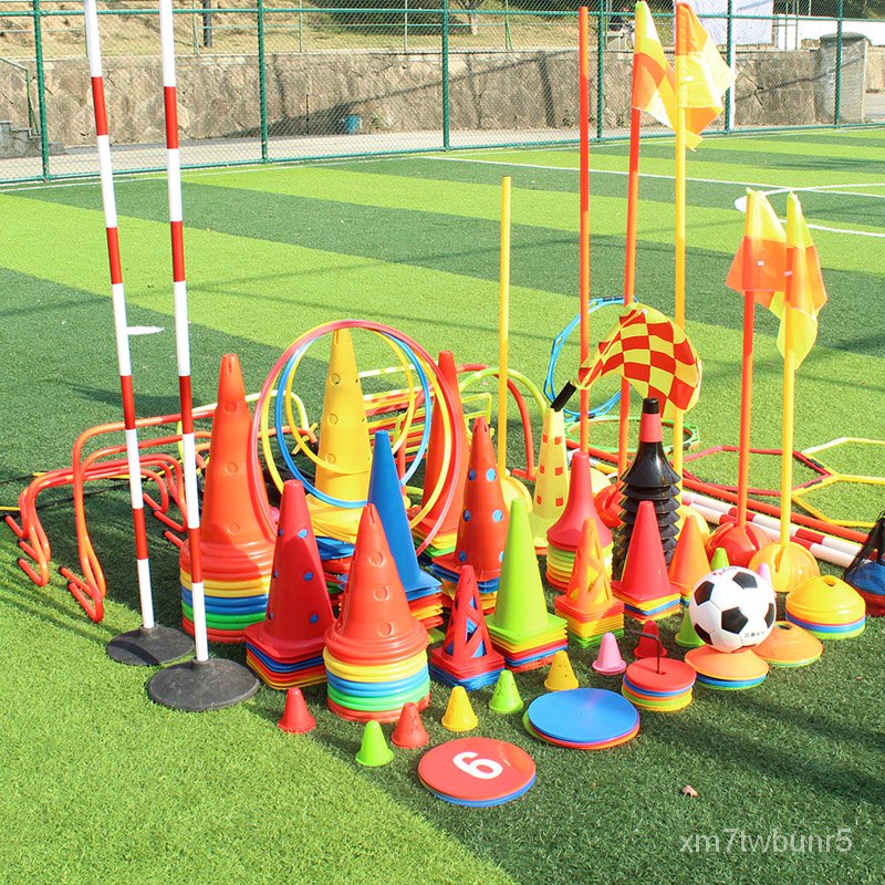 Colorful Speed Agility training equipment set hurdles rings ladder ...