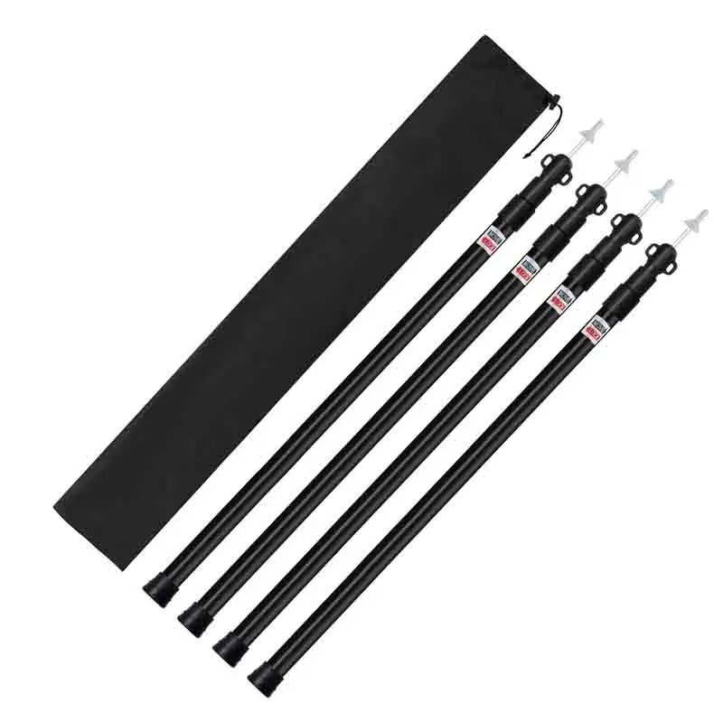2.3M/2.5M Outdoor Aluminum Tent Pole Flexible Fiberglass Connectors ...