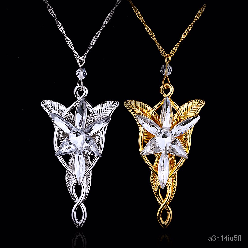 Fashion Lord of The Rings Elf Princess Twilight Star Necklace Delicate ...