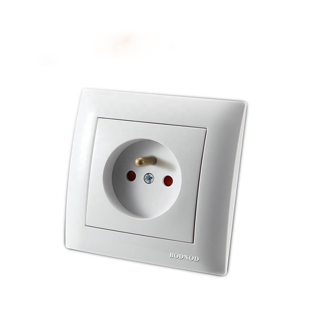 New EU standard 16A 2P+T wall socket CE Universal Connected usb pop ...