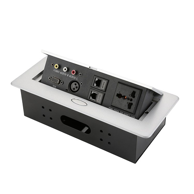 Conference table outlet meeting Desk power strip kitchen worktop socket ...