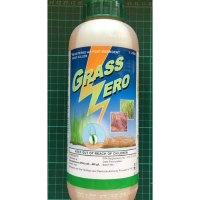 Herbicide: Grass Zero Grasszero 1liter ( pampatay ng damo) | Shopee ...