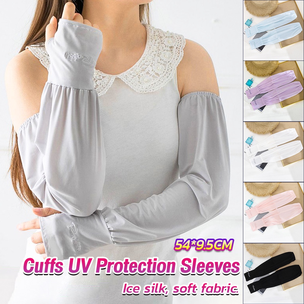 Breathable Arm Sleeves Ice Arm Sleeve Cover Protection Hand Cover ...