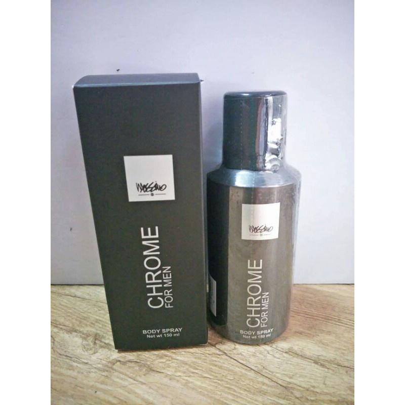 ☸ ﹊Authentic Mossimo Men Body Spray (Chrome) | Shopee Philippines