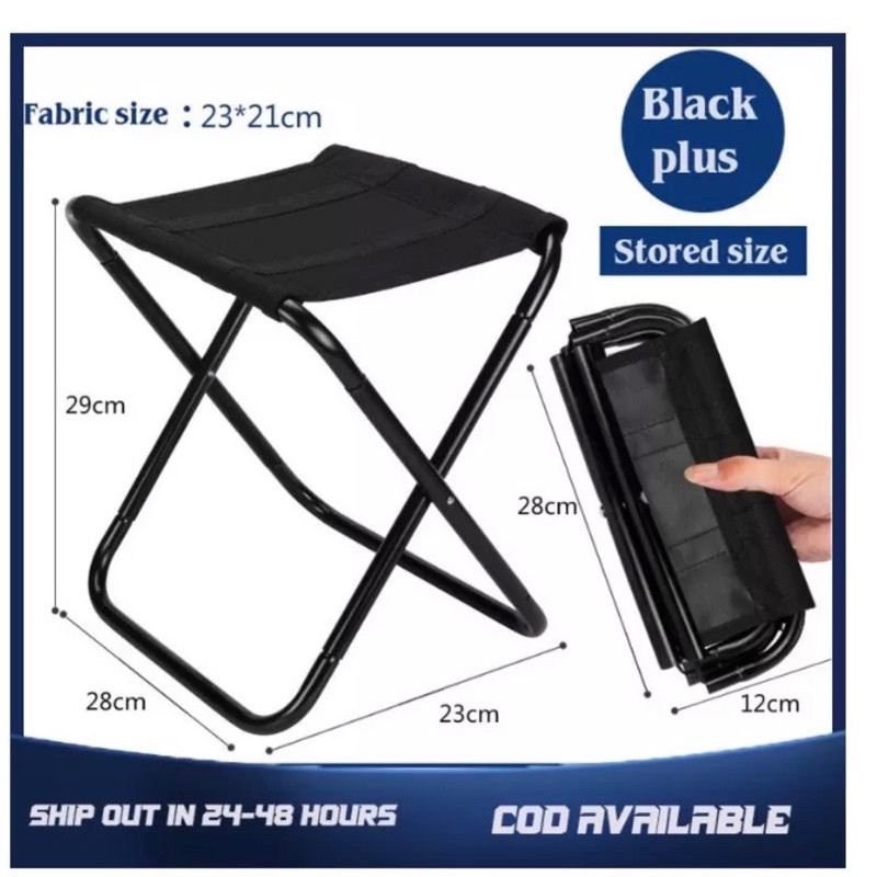 Mini Portable Outdoor Folding Chair Seat Outdoor Fishing Camping Beach ...