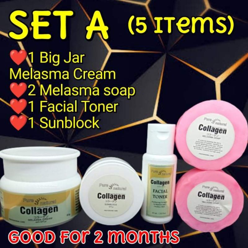 Collagen Melasma Cream Set (Japan Formulation) | Shopee Philippines