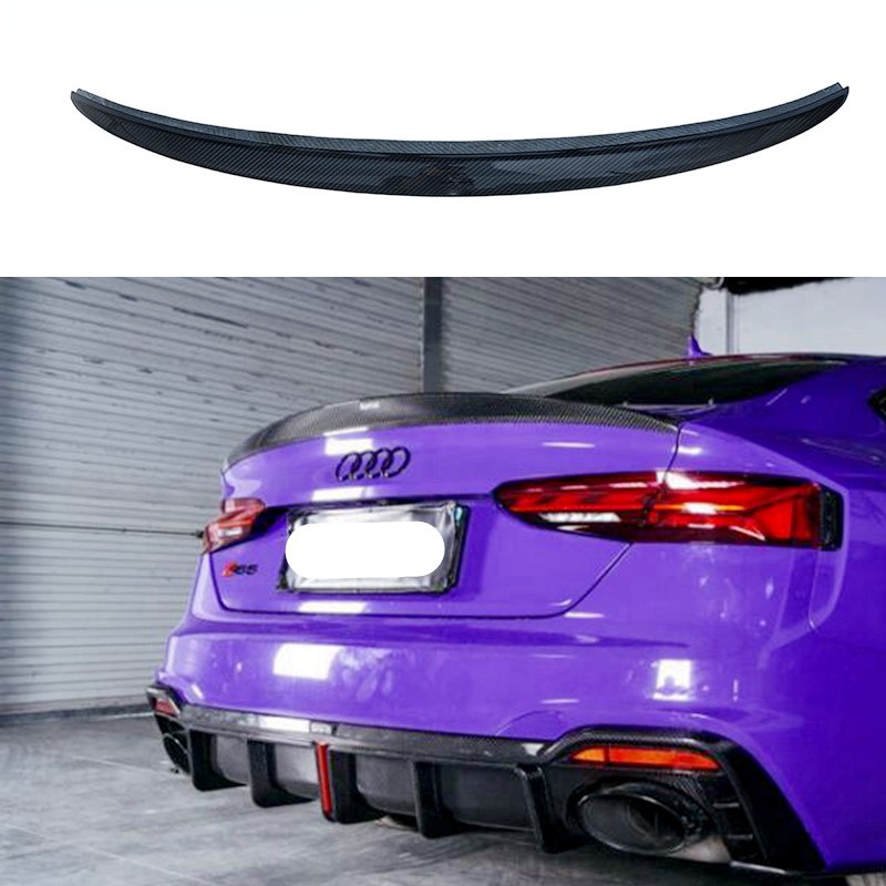 Carbon Fiber Rear Tunk Spoiler For AUDI A5 S5 RS5 Only Fit For 4Doors ...