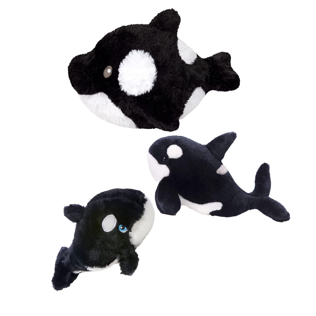 Soft Squishy Orca Whale Stuffed Animal Toy Plush Orca Pillow Custom ...