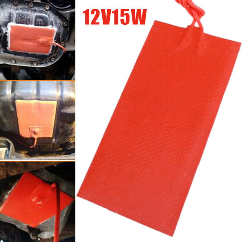 Quick Heat Silicone Heater Pad 12V 15W Car Fuel Engine Oil Tank Tool ...