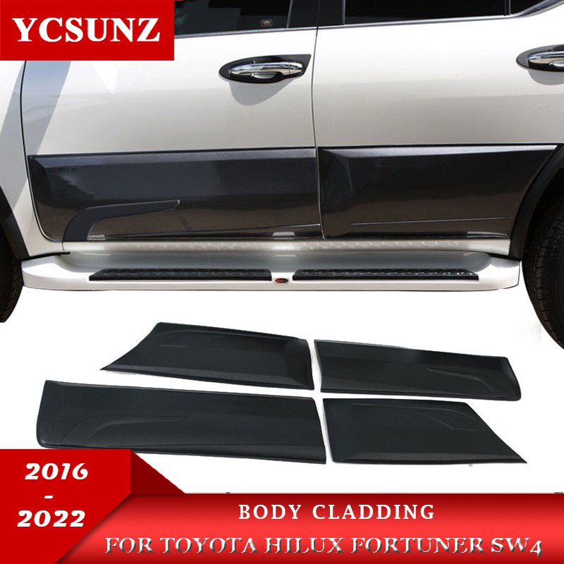 Body Cladding For Toyota Hilux Fortuner Sw4 2016 2017 2018 2019 2020 ...