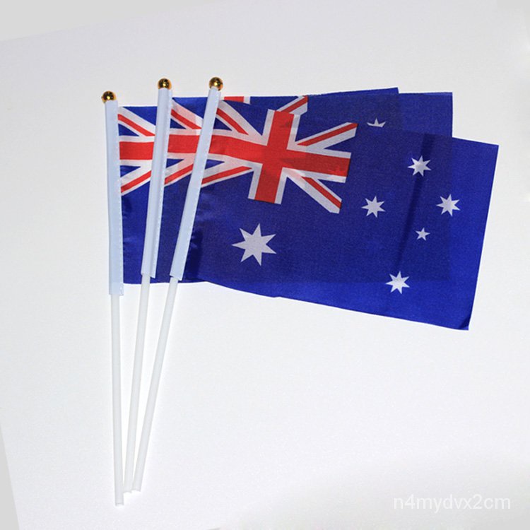 Small Hand Waving Flag Custom Cheering Australian Handheld National ...