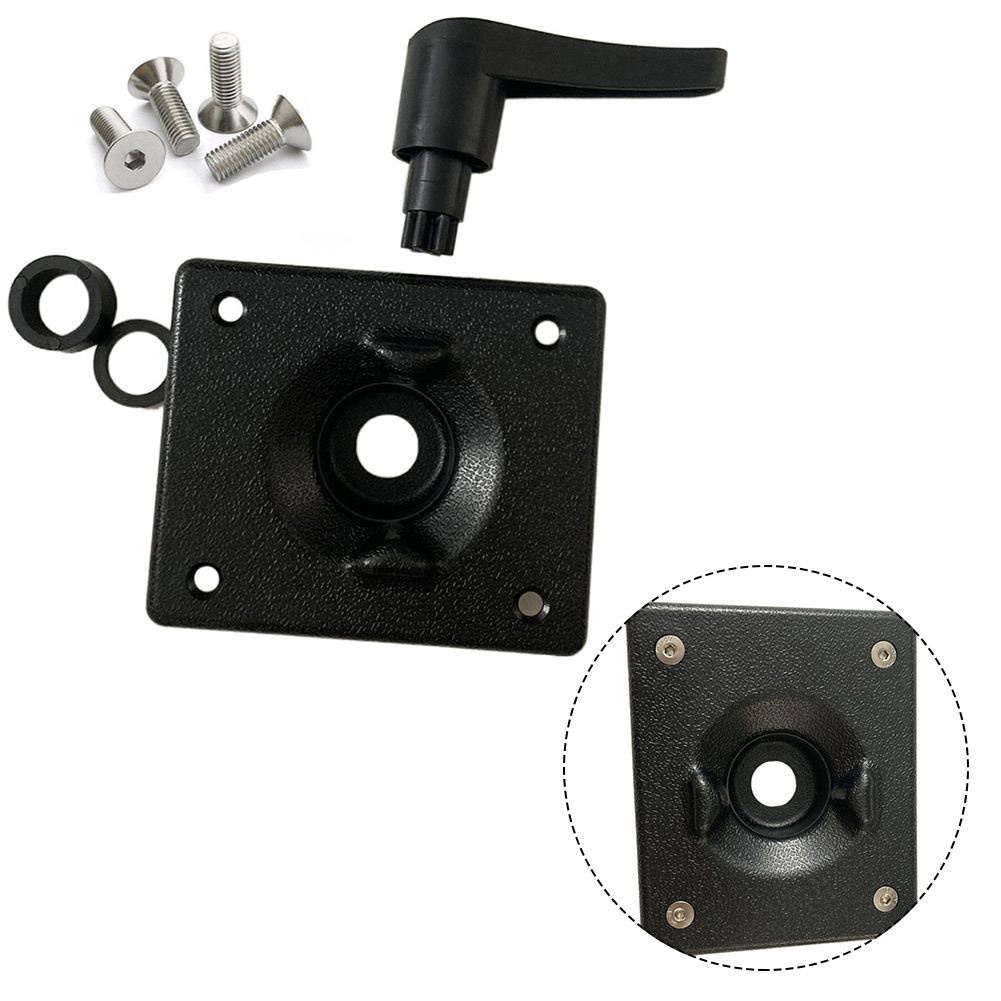 Kayak Canoe Rudder Accessories Boat Rudder Control Parts Kit Handle Square Base J-hook Boat Deck ...