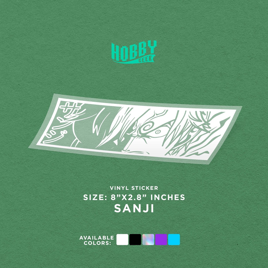SANJI ONEPIECE Aquaflask Tumble, Premium Car Vinyl Sticker & Motorcycle ...