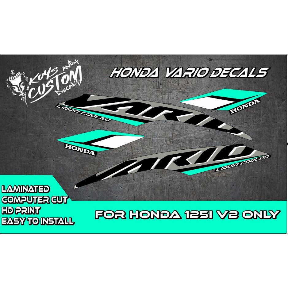 Honda Click 125i v2 Vario Decals sticker | Shopee Philippines