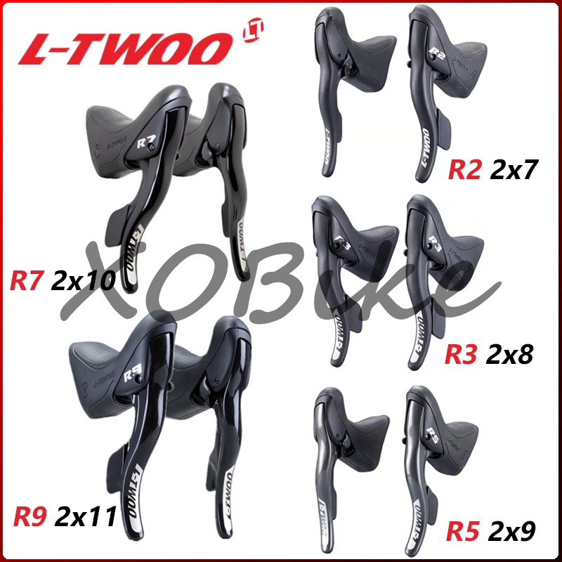 ۞∈LTWOO R9/R7/R5/R3/R2 22/20/18/16/14 Speed Road Bike Shifters Lever Brake Bike Derailleur ...