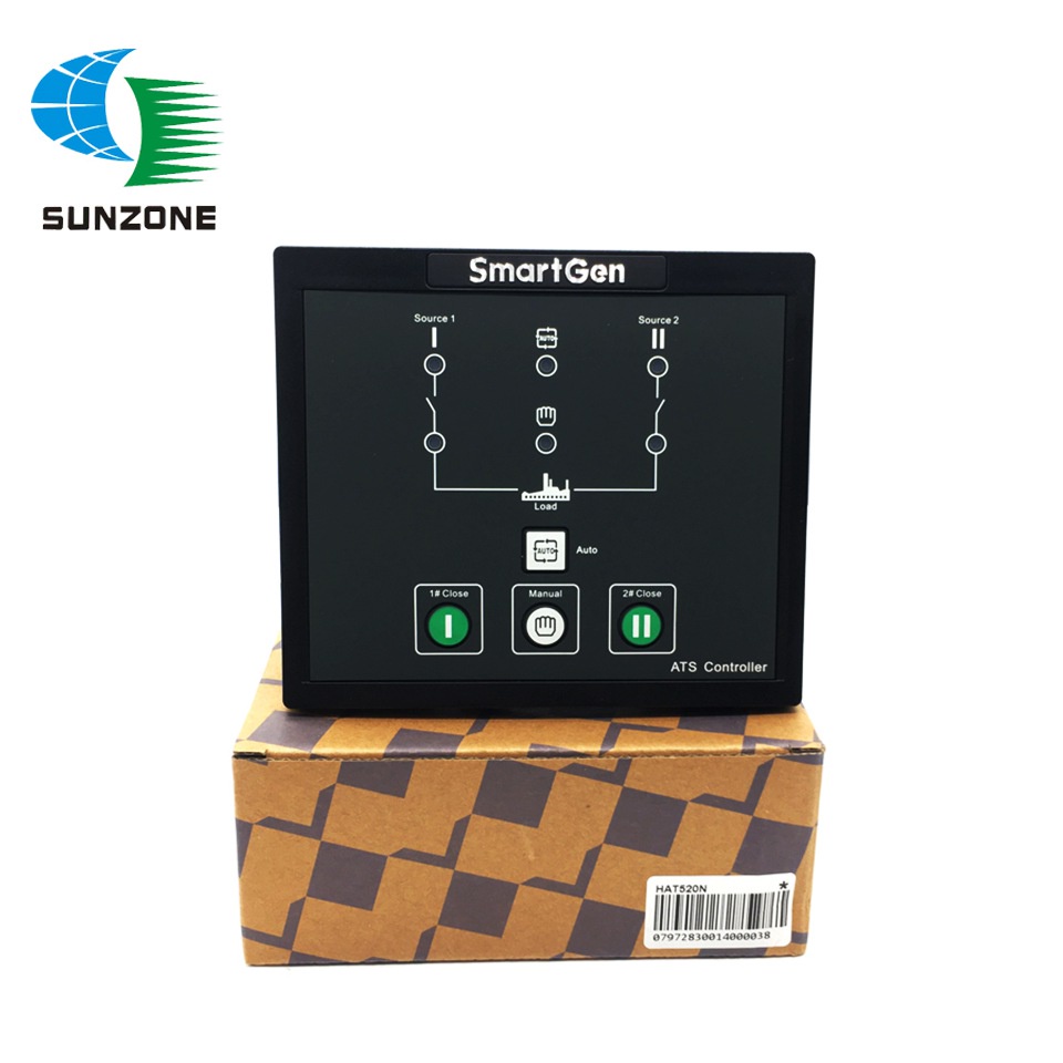 Smartgen Controller HAT520N Automatic Transfer Switch Control Board Generator Set Dual Power ...