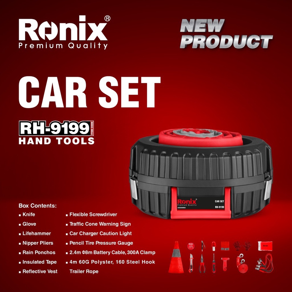 Ronix ® by VR Prime - Car Set Hand Tools - (RH-9199) | Shopee Philippines