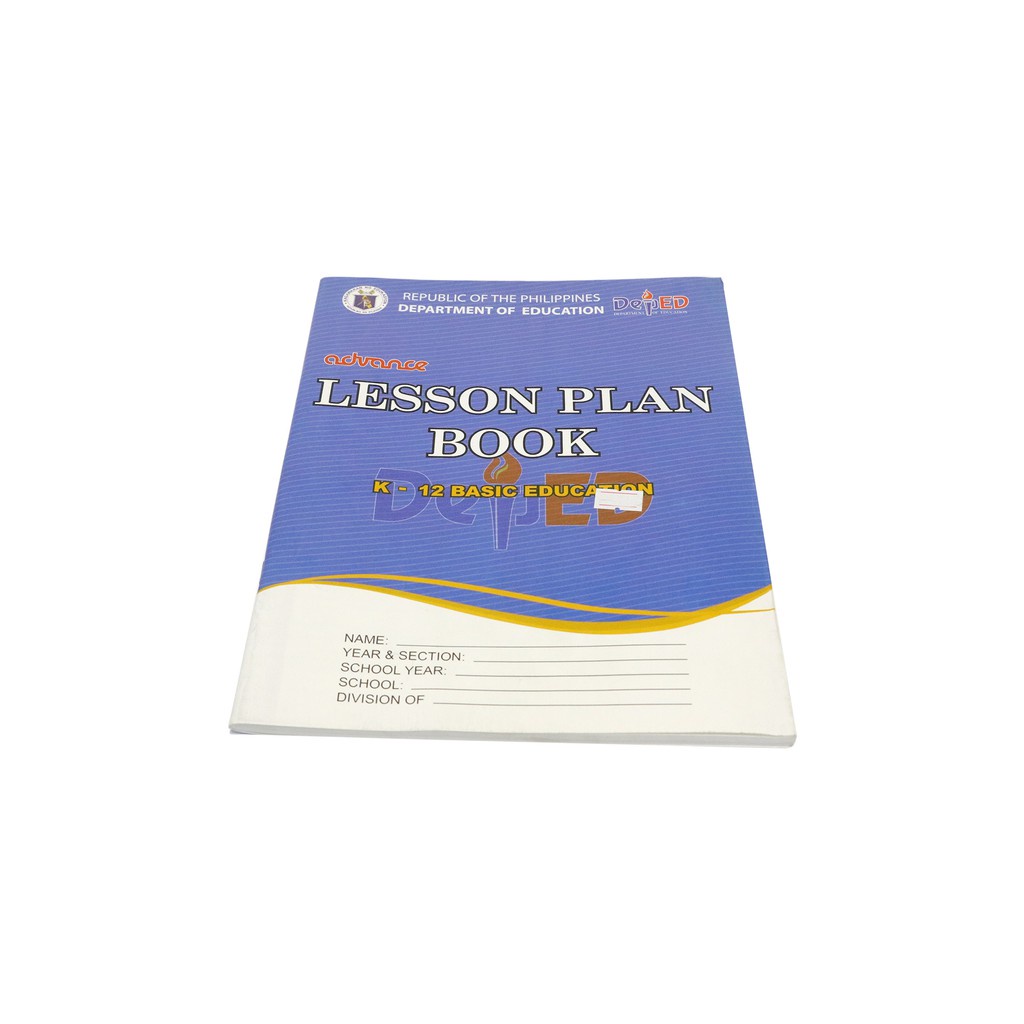 ☽Blue Lesson Plan Book K-12 081034 | Shopee Philippines
