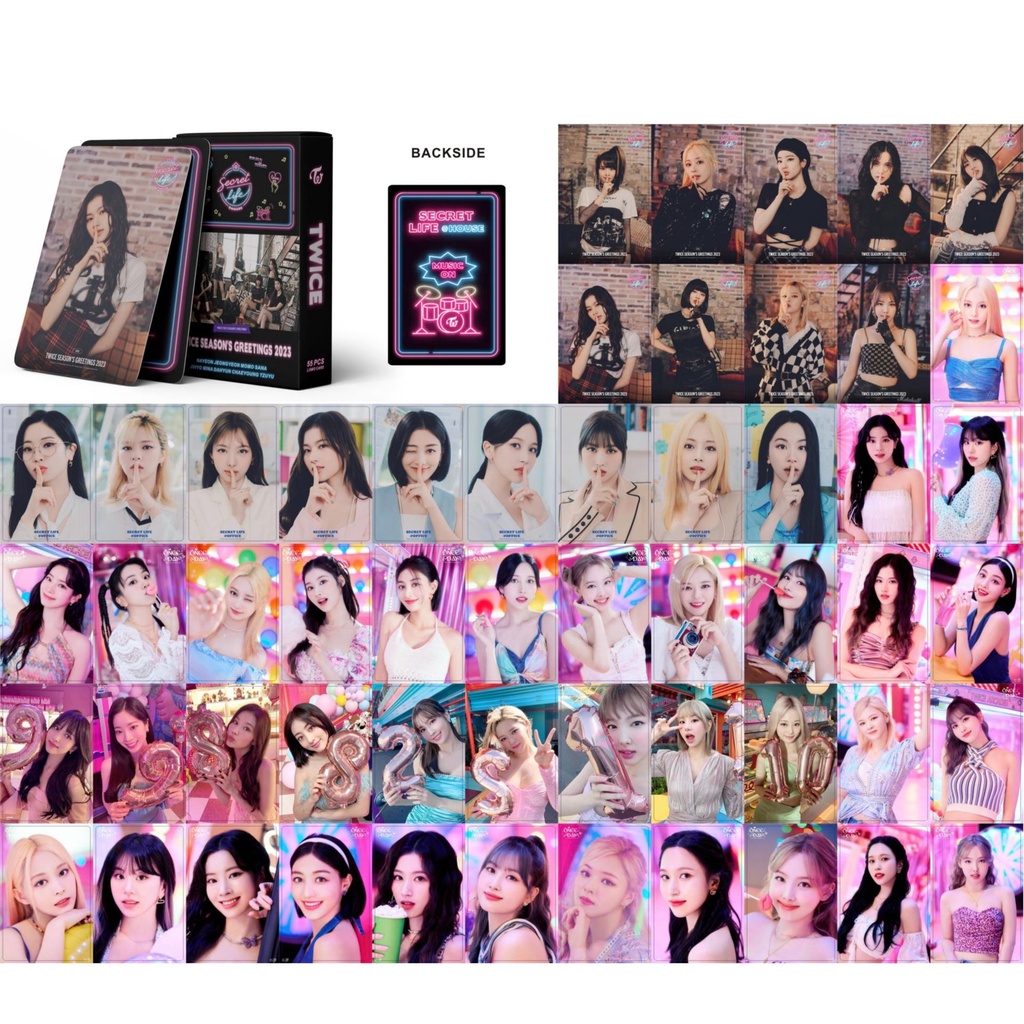 K-pop Lomo Cards Album Scrapbooking Postcards Series 55Pcs/Set | Shopee Philippines
