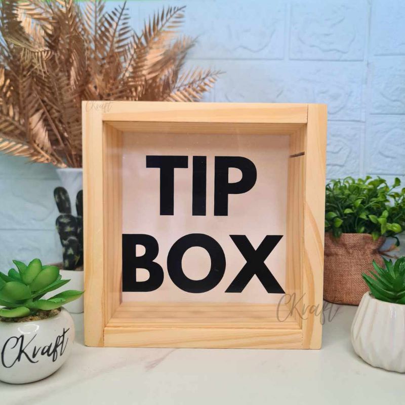 TIP BOX | REUSABLE WOODEN ALKANSYA WITH IPON CHALLENGE | Shopee Philippines