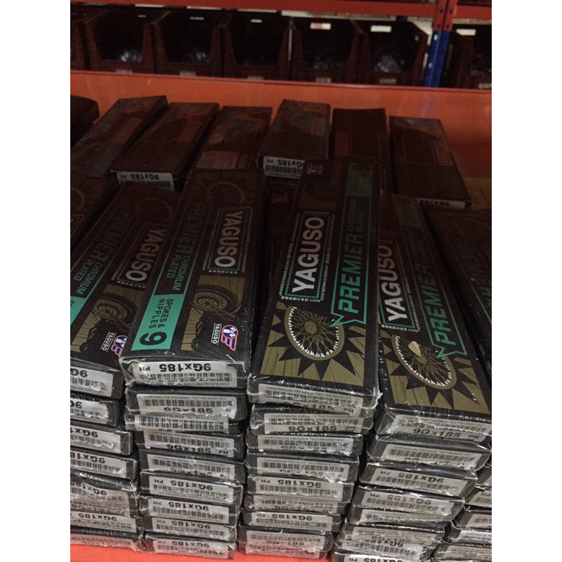 Yaguso spokes chrome plated 9G (Premier) | Shopee Philippines