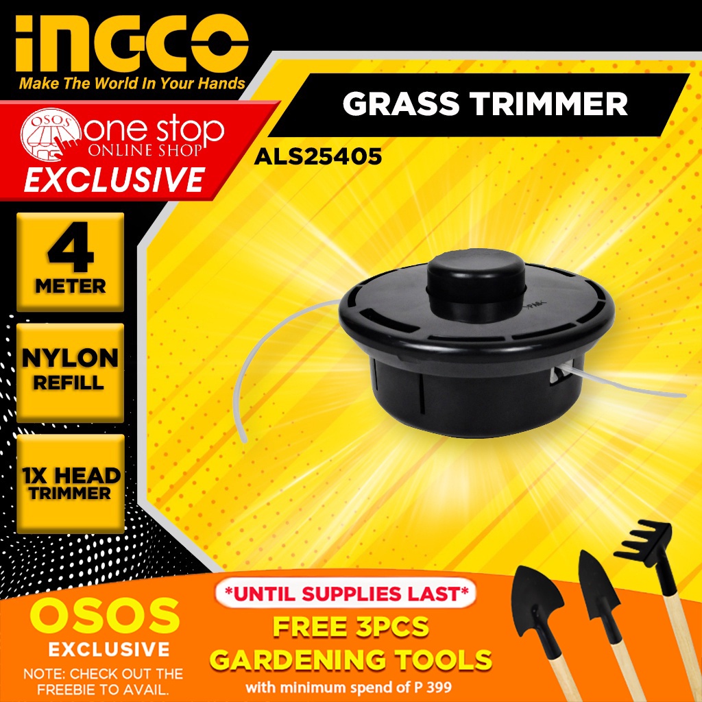 ☃INGCO Original Grass Trimmer 4M Line Spool for GBC45441 ALS25405 •OSOS ...