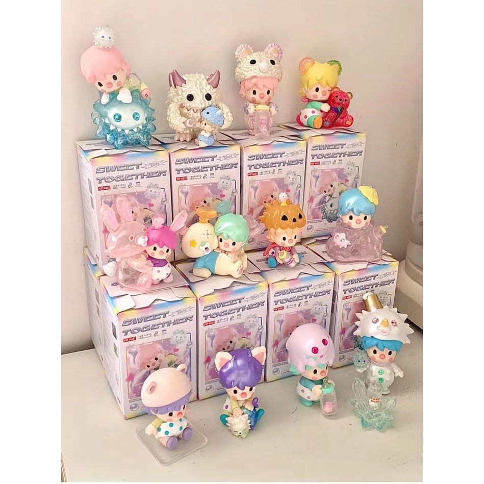 Cute Anime Figure Gift Surprise Box Original POPMART Little Sweet Bean ...