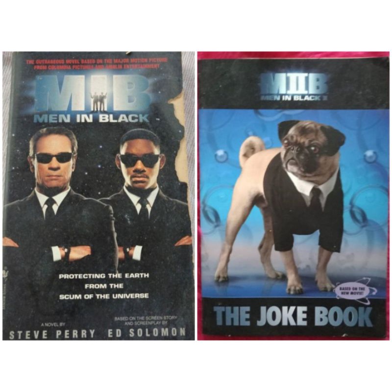 MIB Men In Black | Movie Tie In Book + FREE MIB Joke Book | preloved ...