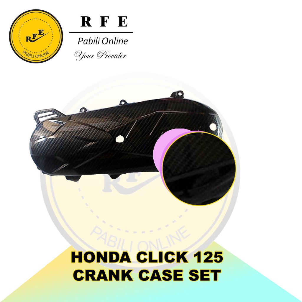 Honda Click V2 Crank Case Cover - Carbon | Shopee Philippines