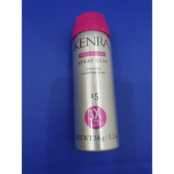 ۩ↂSPRAY CLAY/KENRA VOLUMIZING BODIFYING SCULPTING SPRAY 3XTHE FULLNESS ...