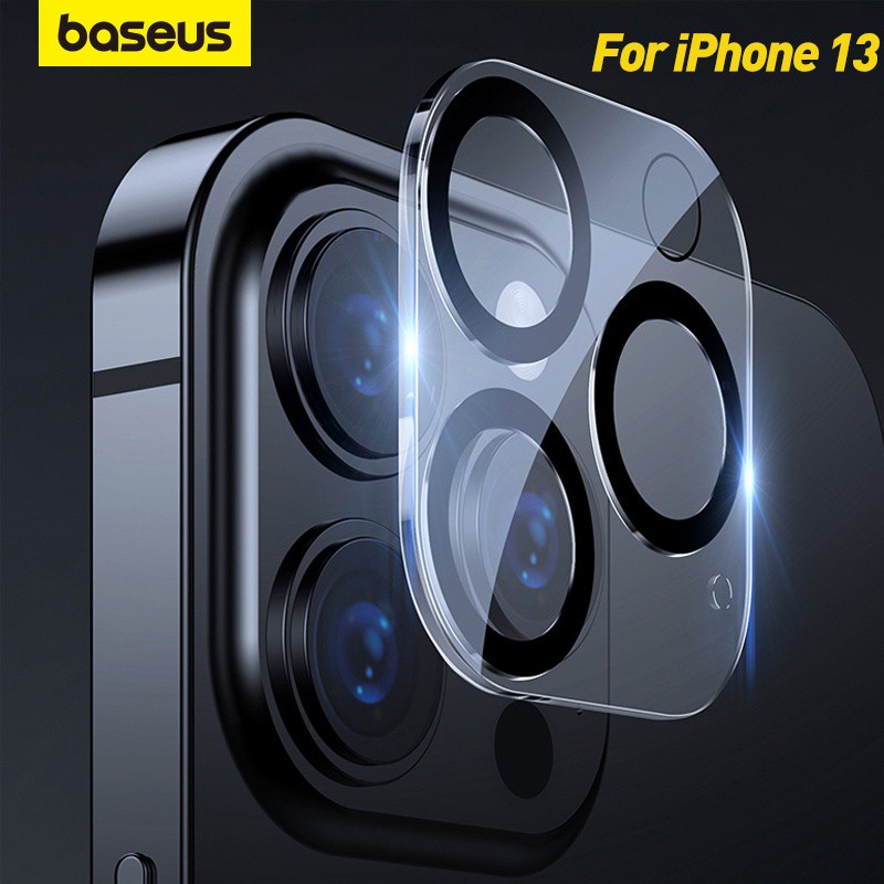 Baseus 2pcs Camera Lens Protector for iPhone 13 Mini Pro Max 2021 Full ...