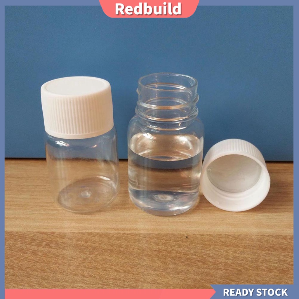 (redbuild) 10Pcs 15ml Empty Pill Sample Medicine Solid Powder Case ...