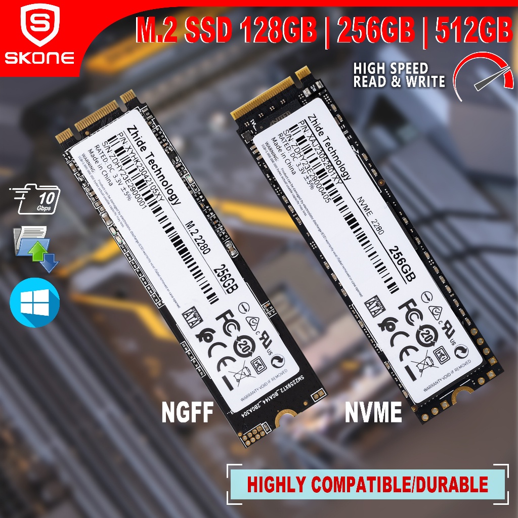 M.2 SSD SATA 3 NVMe PCIE SATA III 128GB | 25GGB | 512GB Desktop Laptop ...
