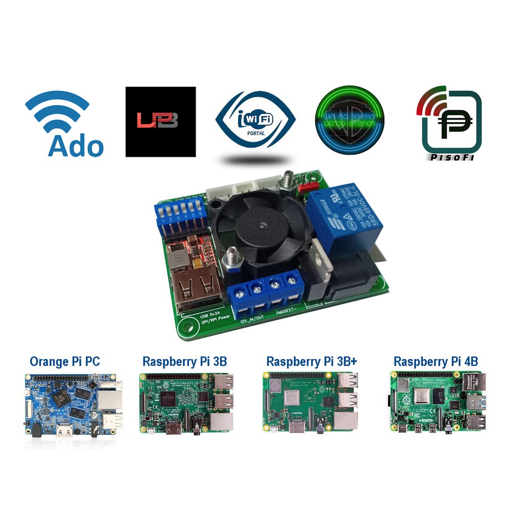 Piso Wifi Custom Board V3 (ADO,LPB,iWiFi,PisoFi,WB) | Shopee Philippines