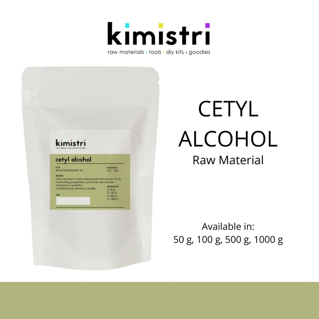 Cetyl Alcohol Raw Material for Skincare, Cosmetics, Hair Products (Pure ...