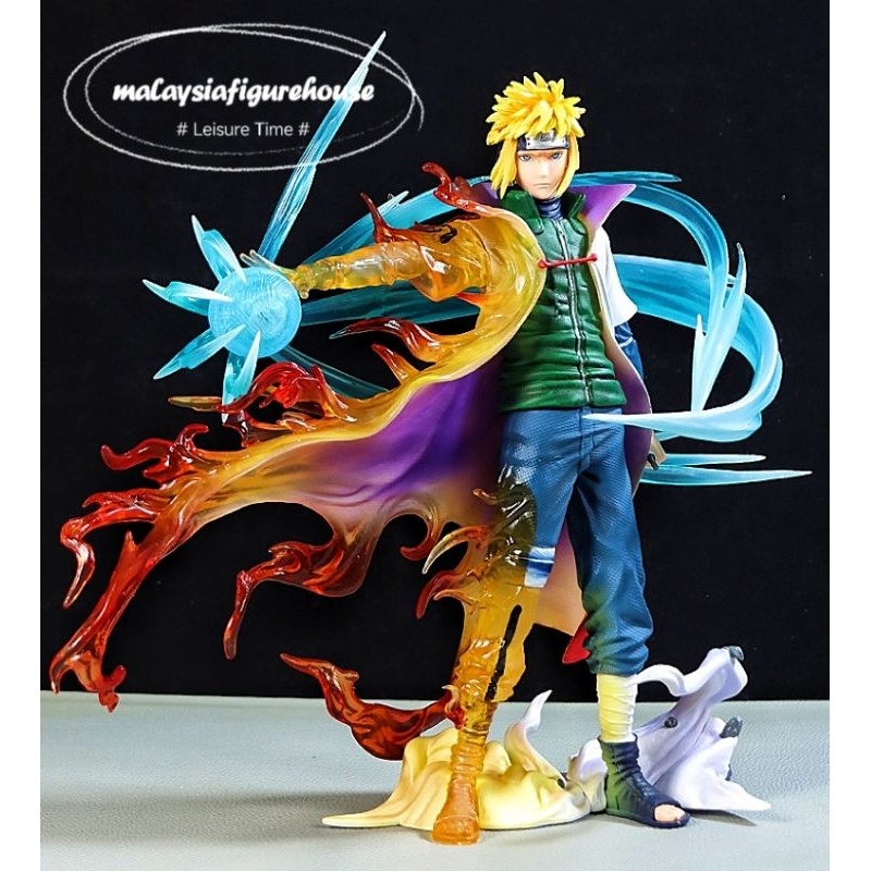☑♈READY STOCK28CM NARUTO EVIL HOKAGE RASENGAN NAMIKAZE MINATO COPY ...